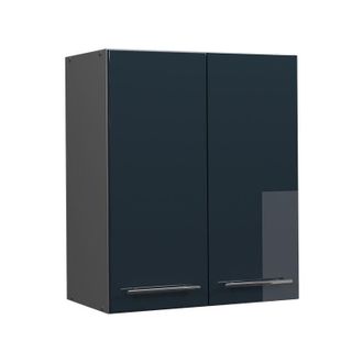 Vicco Hängeschrank Fame-Line, Dunkelblau Hochglanz, 60 cm