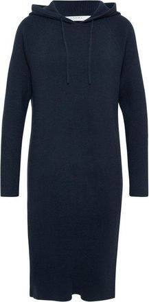 Comma Midikleid Kleid Strickkleid mit Kapuze und Raglan&auml;rmeln