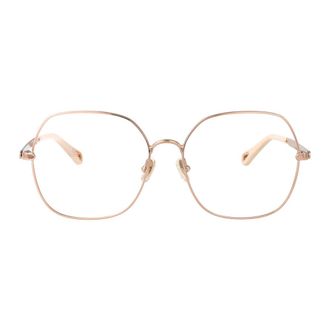 Chloé Femme, Accessoires, Jaune, Taille: 57 MM Lunettes Optiques