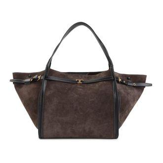 Tod's Tim Medium Shopping Bag - - Bags - Damen - Schwarzk - ONE SIZE