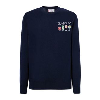 MC2 Saint Barth Herren, Strickwaren, Blau, SGr&ouml;&szlig;e