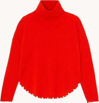 Kujten Pull cachemire col roulé liquette - Pull Mavis