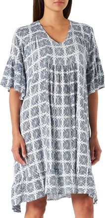 Unmade Copenhagen UNMADE Copenhagen Damen Unique Dress, Short Sleeve L ssiges Kleid, Off White, S-M EU