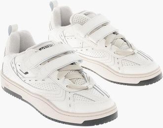 Diesel Leather Sneakers UKIYO with Laces and Velcro Closure size 42,5