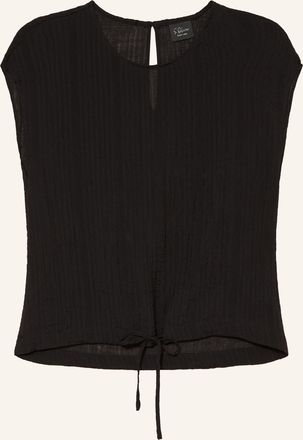 s.Oliver Black Label S.Oliver Black Label Blusenshirt schwarz