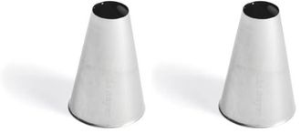 De Buyer de Buyer - Locht&uuml;lle ohne Falz aus Edelstahl - 14 mm - 2111.14N, Grau (Packung mit 2)