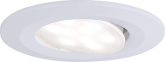 Paulmann 99934 Einbauleuchte LED Calla rund 1x5,5W Wei&szlig; matt schwenkbar Whiteswitch
