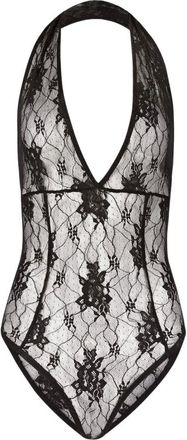 Nina Ricci Femme, Tops, Noir, Taille: 42 FR Body en dentelle