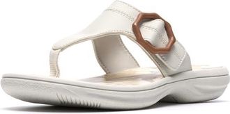 Clarks Breeze Cove Femme, Synth&eacute;tique blanc cass&eacute;, 8