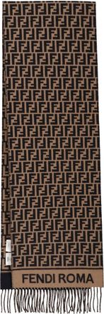 Fendi Wool And Cashmere Scarf Ff