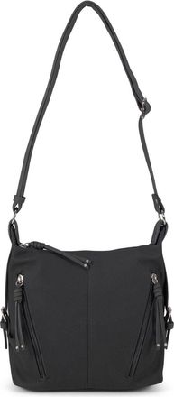 Tom Tailor Caia Damen Umhängetasche Crossbody Bag Mittelgroß Schwarz