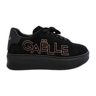 Ga&euml;lle Paris Logo-gepr&auml;gte Leder-Sneakers Addict - - Shoes - Damen - Schwarzk - 39 EU
