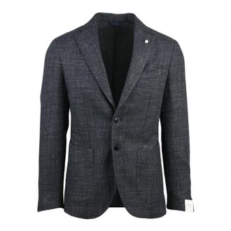 L.B.M. 1911 Taillierter Blazer - - Jackets - Herren - Schwarzk - 2XL