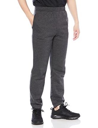 Amazon Essentials Pantalon de Survêtement en Molleton, à Ourlets Serrés (Grandes Tailles Disponibles) Homme, Gris Medio Mezcla, XL