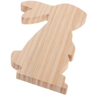 BESPORTBLE Holz Hasenfigur Klein Ostertischdekoration Filigrane Hasen Deko f&uuml;r Haus und Garten