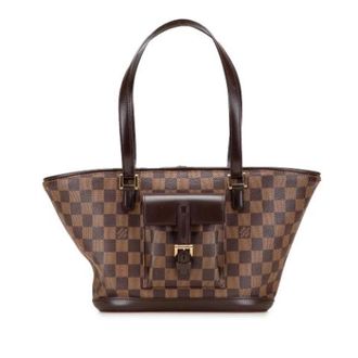 Louis Vuitton Pre-owned Manosque PM Umh&auml;ngetasche - - Pre-owned - Damen - Braun - ONE SIZE