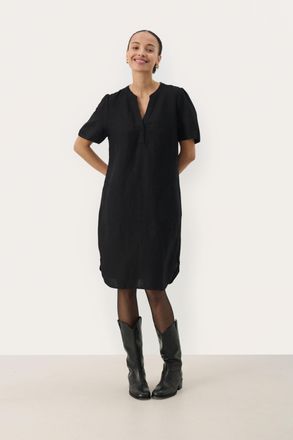 Part Two Kleid Gerade Passform black