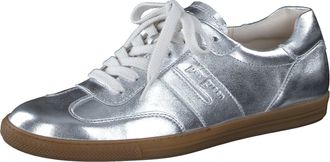 Paul Green Damen Sneaker, Frauen Low-Top Sneaker,Strassenschuhe,Sportschuhe,Freizeitschuhe,Turnschuhe,Laufschuhe,schnürer,Silber (ALU),41 EU / 7.5 UK