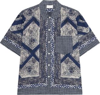 Pierre-Louis Mascia Homme, Chemises, Bleu, Taille: S Dante Shirt