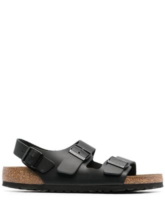 Birkenstock sandales &agrave; d&eacute;tails de boucles - Noir