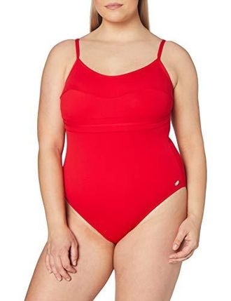 Haute Pression D1001 Maillot une pièce Femme Rouge (Rouge) 38 (Taille fabricant: 38)