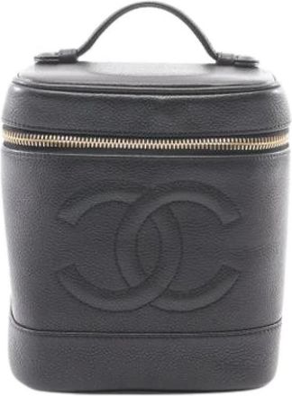 Chanel Sac &agrave; main vintage doccasion - Femme - Pre-owned - Noir - Taille: ONE Size