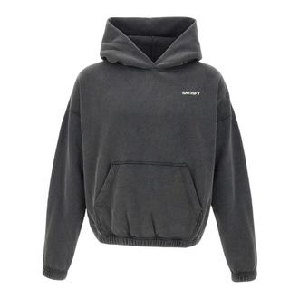 SATISFY Satisfy, Homme, Sweatshirts et sweats &agrave; capuche, Noir, Taille: L 1104600A02Aged Sweat &agrave; capuche