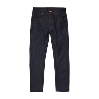 Nudie Jeans Solid Ollie Dry Abyss - - Jeans - Herren - Blau - W30 L32