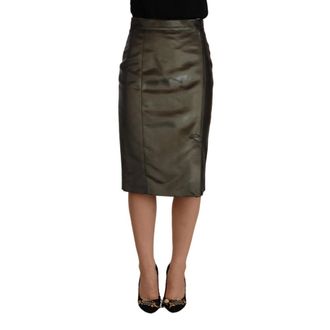Gianfranco Ferre High Waist Pencil Midi Skirt - - Skirts - Damen - Grau - XS