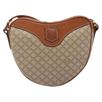 Celine Pre-owned Vintage Macadam Schultertasche - - Pre-owned - Damen - Beige - ONE SIZE