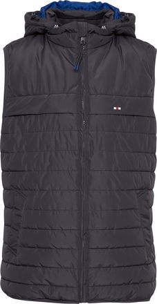 FQ1924 FQDanial Herren Weste Steppweste Outdoor Weste Leicht gesteppte Winterweste mit Kapuze Regular Fit, Größe:2XL, Farbe:Asphalt (190201)