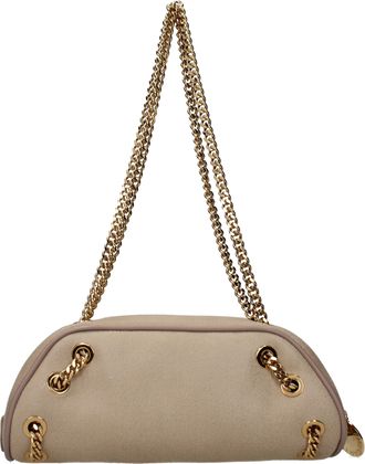 Stella McCartney Stella Mc Cartney Femmes Sacs &agrave; Bandouli&egrave;re Eco Daim Beige/Beurre