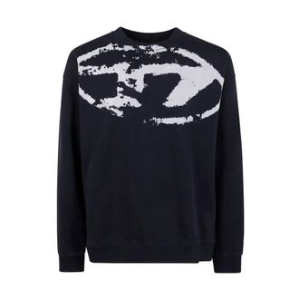 Diesel Homme, Sweatshirts et sweats &agrave; capuche, Noir, Taille: M Crewneck SweaT-shirt