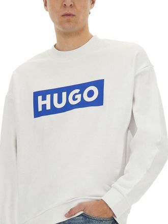 HUGO BOSS Cotton Sweatshirt - White