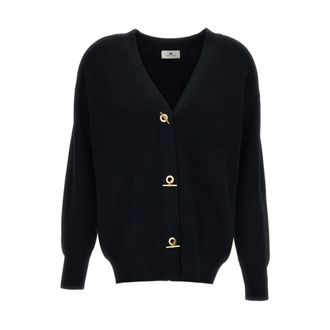 Elisabetta Franchi Cardigans - - Knitwear - Damen - Schwarzk - S
