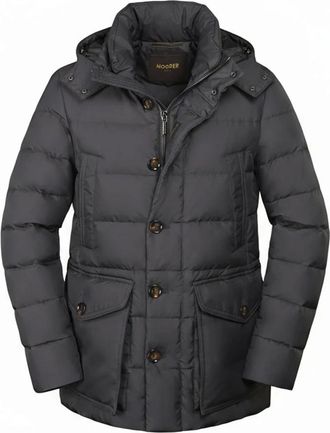 Moorer Homme, Vestes, Gris, Taille: 2XL Fagio KM Jacket