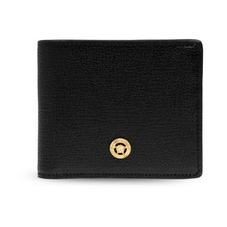 Versace Homme, Accessoires, Noir, Taille: ONE Size Portefeuille en cuir