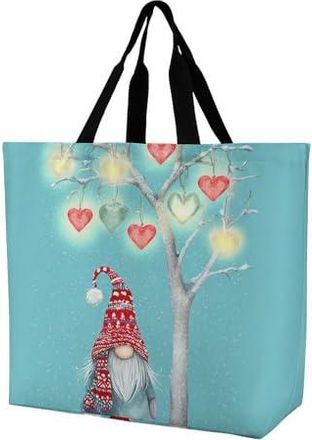 Generic Gnome Traditionnel De No&euml;l Sac &Agrave; Bandouli&egrave;re D&eacute;contract&eacute; Sacs Grand Sac Fourre-Tout Pour Travail Shopping Quotidienne