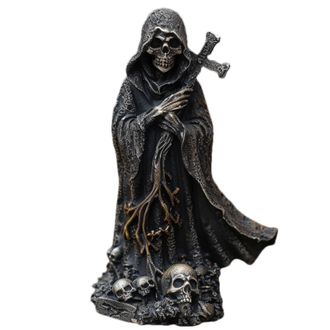 Generic Dekorative Figur der Abstieg des Teufels, Statue der Abstieg des Teufels | Dekofigur des Halloween-Teufels, handgefertigte Skulptur aus Harz mit Skele