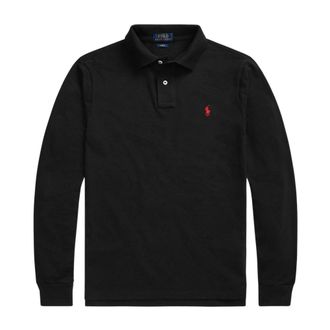 Polo Ralph Lauren Homme, Tops, Noir, Taille: L T-shirt Classique en Coton Noir