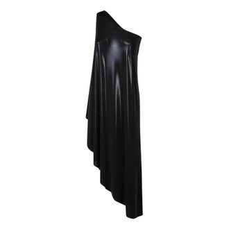 Norma Kamali Femme, Robes, Noir, Taille: 38 FR Haut Noir Une &Eacute;paule