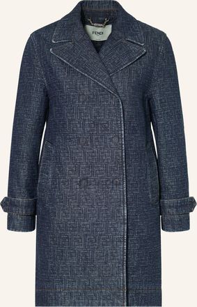 Fendi Cabanjacke In Jeansoptik blau