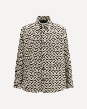 Valentino Mixed cotton jacquard Toute La V Jacket Male 46