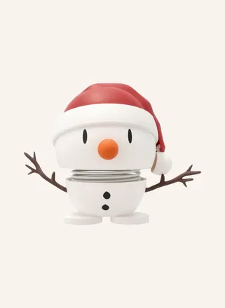 Hoptimist Dekofigur Soft Santa Snowman S weiss