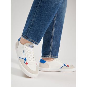 Pepe Jeans London Sneakers Pepe Jeans Travis Brit M PMS31038 Wei&szlig;