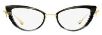 Valentino VLX-123-CH Cat-eye Titanium Eyeglasses - Gold