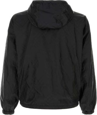 Burberry Printed Nylon Reversible Jacket - Black