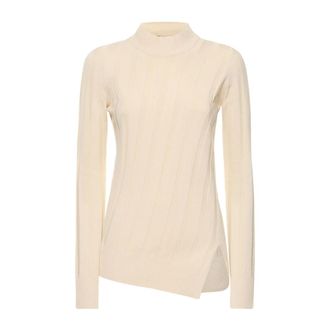 Stella McCartney Wide Rib Knit Top - - Knitwear - Damen - Beige - L