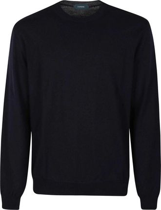 Zanone U-Boot-Pullover - Blau