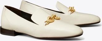Tory Burch Damen Jessa Loafer in Wei&szlig;